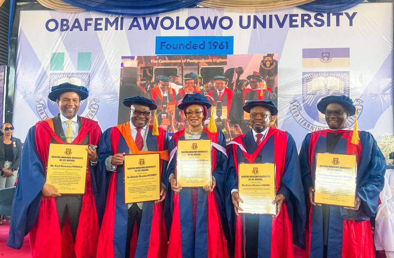 Karl Toriola, Senator Oluremi Tinubu, Others Awarded Honorary Doctorate ...